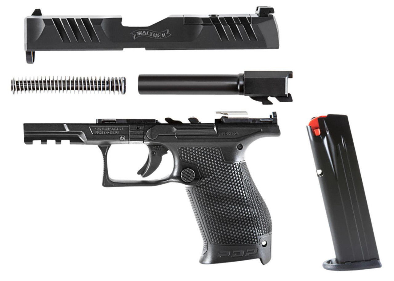 Walther PDP, 9mm Luger, 4" Barrel, 15+1 Capacity, Compact Optic Ready