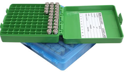 MTM P-100 Pistol Flip-Top 100 Round Ammo Box